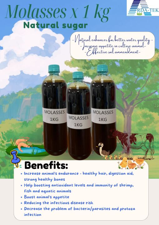 Molasses Gula Merah X 1 KG / Natural sugar for agriculture/farming ...