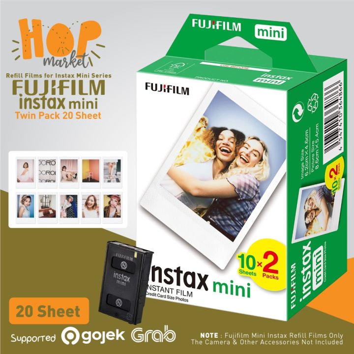 Fujifilm Refill Instax Mini Film Twinpack Plain - isi 20 Lembar Polos ...