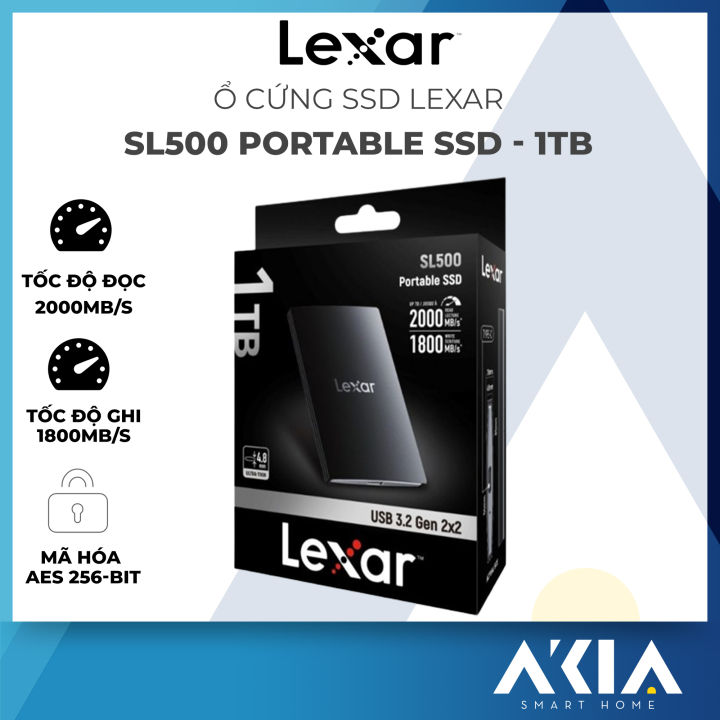 Ổ cứng SSD Lexar SL500 1TB/ 2TB, tốc độ đọc nhanh 2000MB/s, ghi 1800MB ...