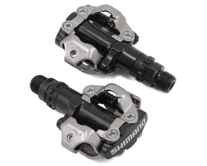 Shimano Bicycle Mountain Bike SPD Clipless Pedal with Cleats Model M520 ...
