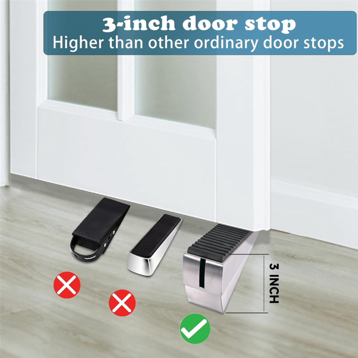 Door Stopper Heavy Duty Door for Bottom of Door, Adjustable Spring ...
