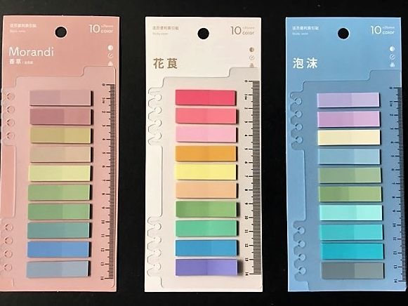 200 pcs Transparent Sticky notes / Sticky Book Tabs / Sticky Book Flags ...