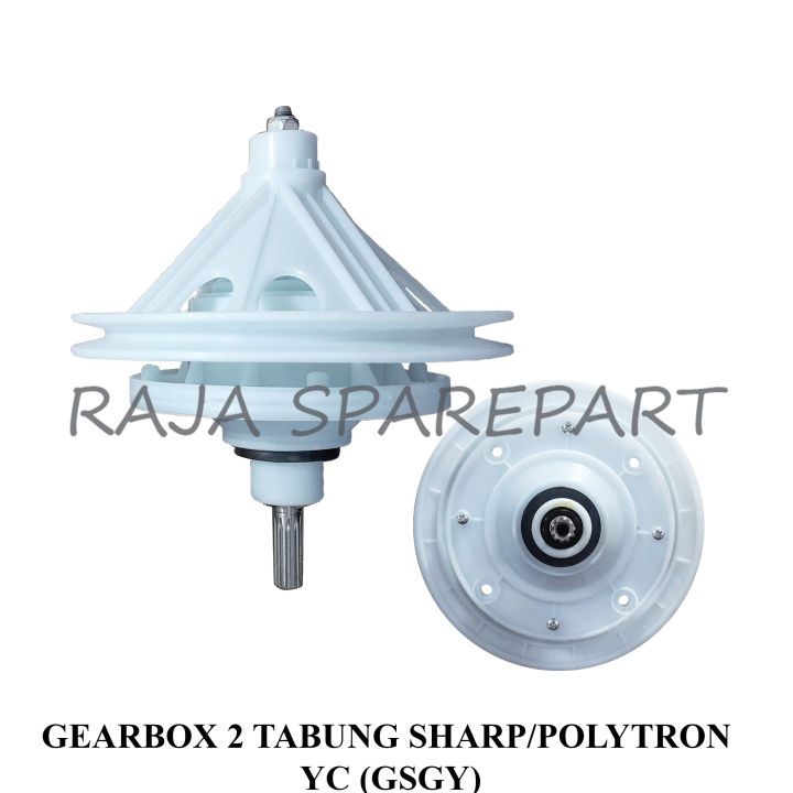 GEARBOX MESIN CUCI/GEARBOX 2 TABUNG SHARP POLYTRON YC GSGY | Lazada ...