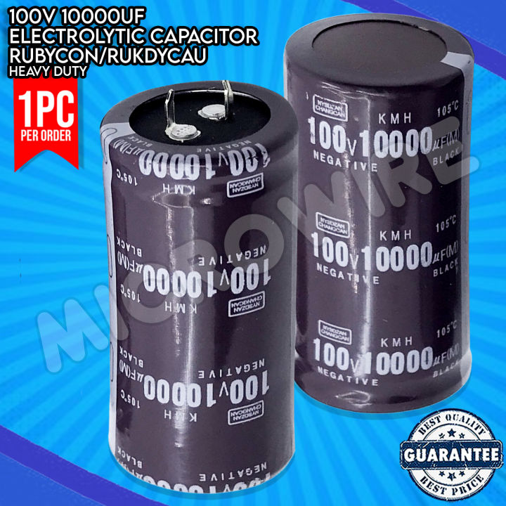 RUBYCON/RUKDYCAU CAPACITOR 100v 10000uf | Lazada