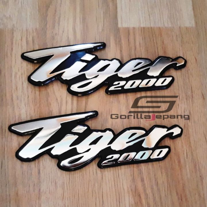 emblem logo tangki honda Tiger 2000 kanan kiri | Lazada Indonesia