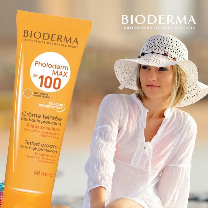 แท้100%Bioderma Photoderm Max Creme SPF 100 40ml ครีมกันแดดสูตรปกป้องดี ...