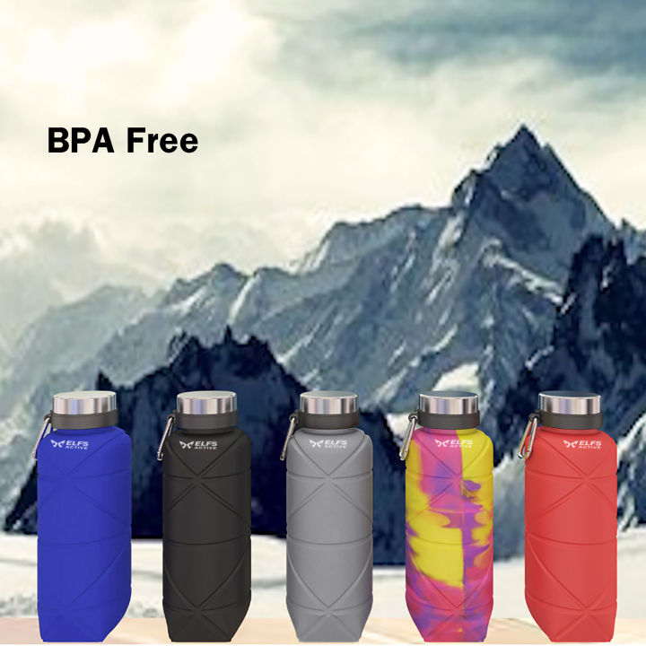 Botol Minum Lipat Portable 700ml Foldable Travel Water Bottle Origami ...