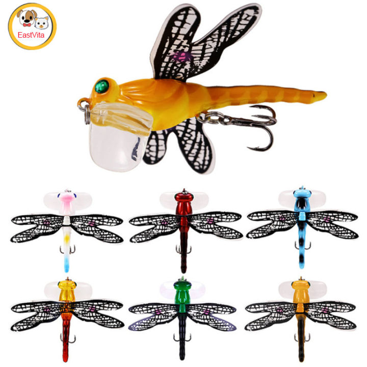 Fishing Topwater Lures Life-Like Floating Fly Fishing Popper Boat Lures ...