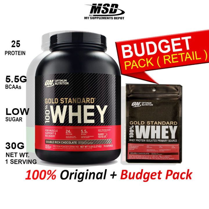 ON Gold Standard 100% Whey Protein Isolates 30g, 1 Serving （Retail ...