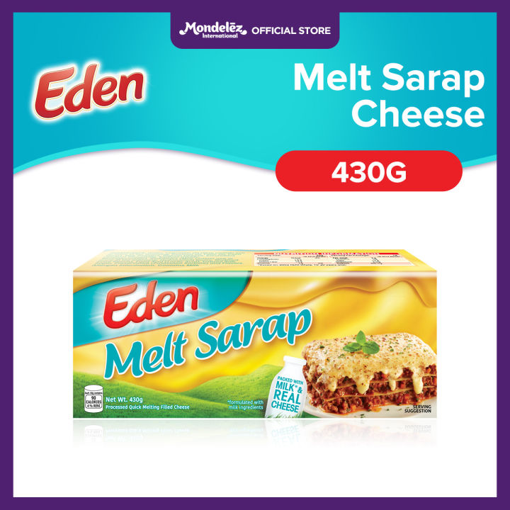 Eden Melt Sarap - Melting Filled Cheese 430g Creamy and Melty with Real Milk and Cheese | Lazada PH
