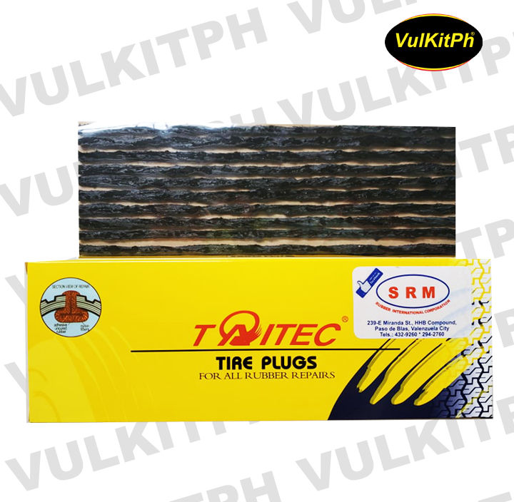Taitec Vulcanizing Rubber String Plug Pasak / Tire Seal / Tire Plug ...