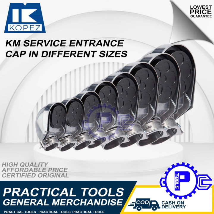 KOPEZ KM SERVICE ENTRANCE CAP 1/2", 3/4", 1", 1 1/4", 1 1/2", 2", 2 1/2 ...