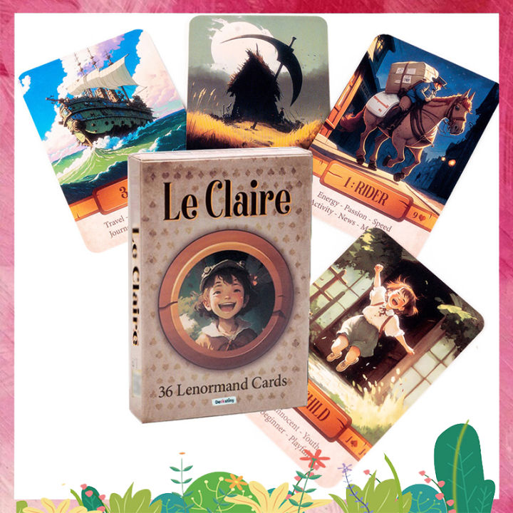 Le Claire Lenormand Card | Size 10*7cm | Fortune Telling Game | Oracle ...