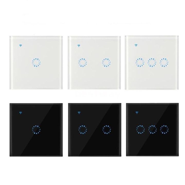 Wireless Switches WiFi Light Switch Smart Wall Work with Alexa Echo ...