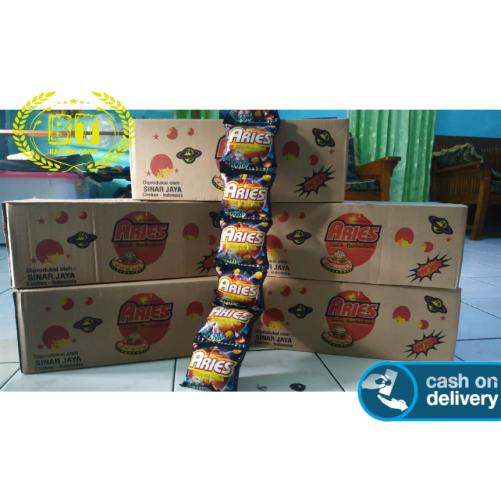 Snack Aries Berhadiah Uang ( 1 Dus isi 4 Renteng / 40 Pcs ) | Lazada ...