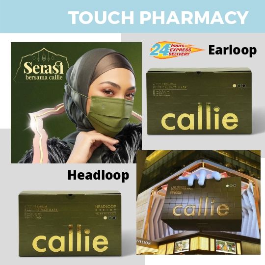 (RAYA 2022 SALE) [HEADLOOP design] CALLIE MASK - 4 Ply ASTM 3 Adult ...