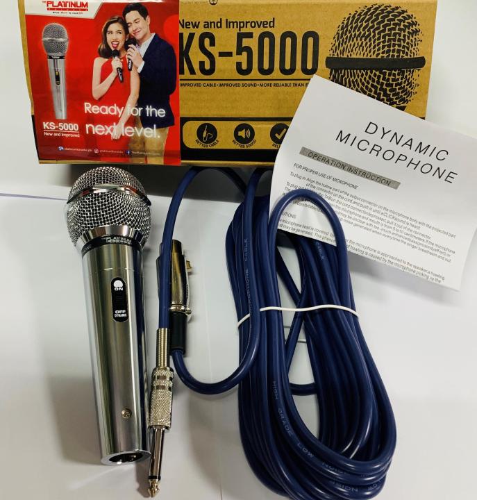 100% Original UME Platinum Karaoke KS-5000 High-End Dynamic Wired Mic ... 100% Original UME Platinum Karaoke KS-5000 High-End Dynamic Wired Mic ...