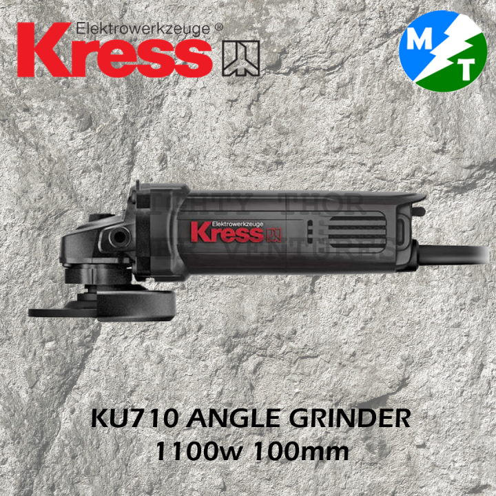 Kress Elecktrowerkzeuge KU710 Industrial Angle Grinder 1100w 100mm ...