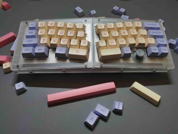Libra Mini 40% Acrylic Keyboard Kit Ergonomics Keyboard Case Alice ...