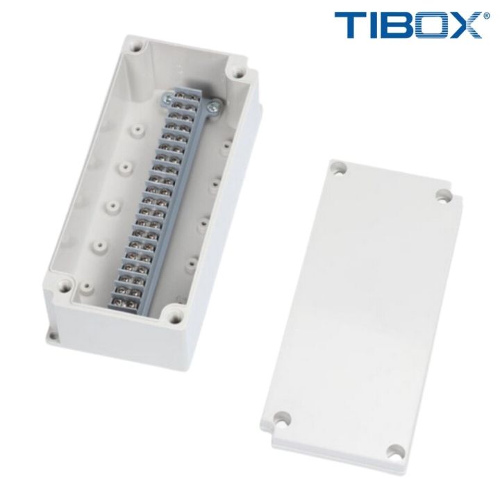 TIBOX TJ-20P-M กล่องพลาสติก พร้อมเทอร์มินอลบล็อก (Plastic Terminal ...