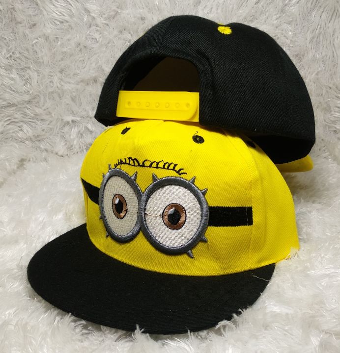 RS. TOPI ANAK LAKI SNAPBACK BORDER MINION USIA 4 SAMPAI 12 TAHUN ...