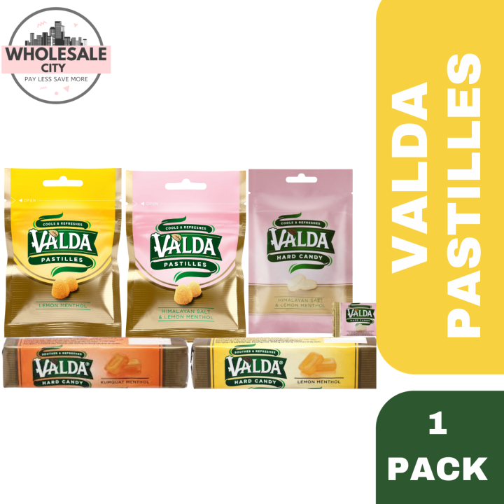 Valda Pastilles Menthol 50g in can ORIGINAL Menthol / Himalayan salt in ...