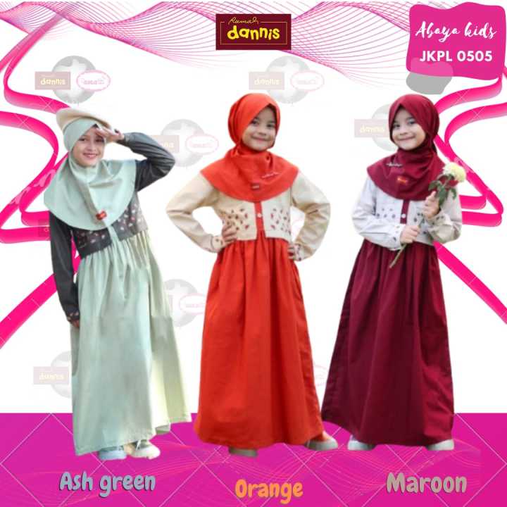 DANNIS JUBAH KIDS JKPL0505 by dannis collection GAMIS ANAK PEREMPUAN ...