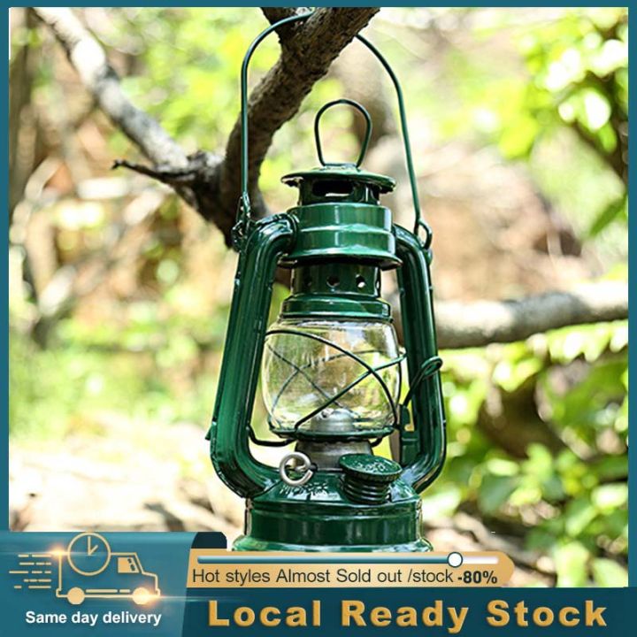Graceful 25cm Retro Classic Kerosene Lamp Dimmable Kerosene Lanterns | Lazada PH