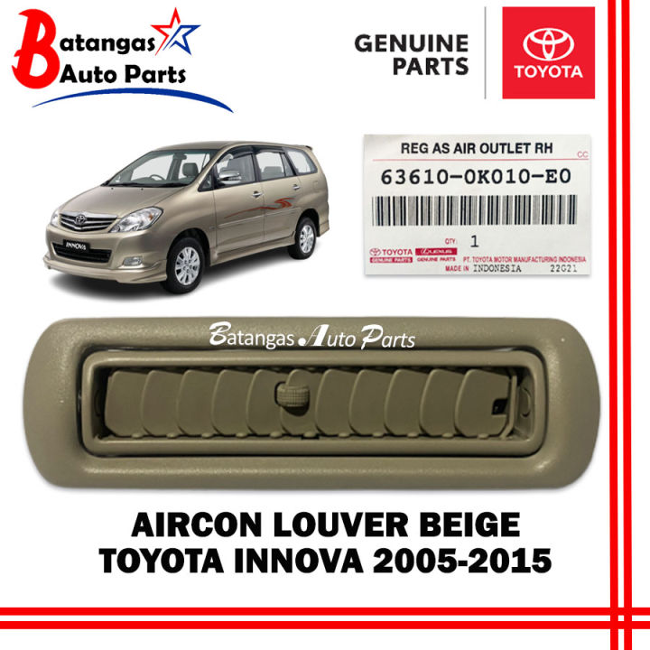 GENUINE Aircon Vent Toyota Innova 2005-2015 Aircon Outlet Aircon Louver ...