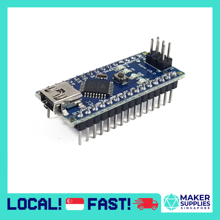 Arduino Nano ATmega328P FT232RL Soldered FT232 Compatible [Microcontrollers] | Lazada Singapore