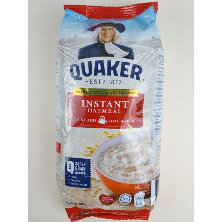 Quaker Instant Oatmeal Original 800 grams | Lazada PH