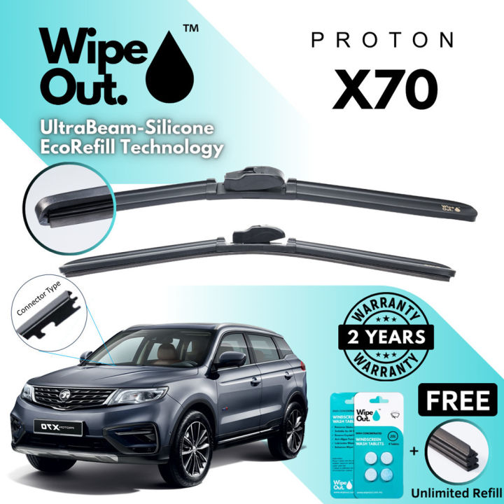 [PREMIER] WipeOut UltraBeam Silicone EcoRefill-Technology Wiper Proton ...