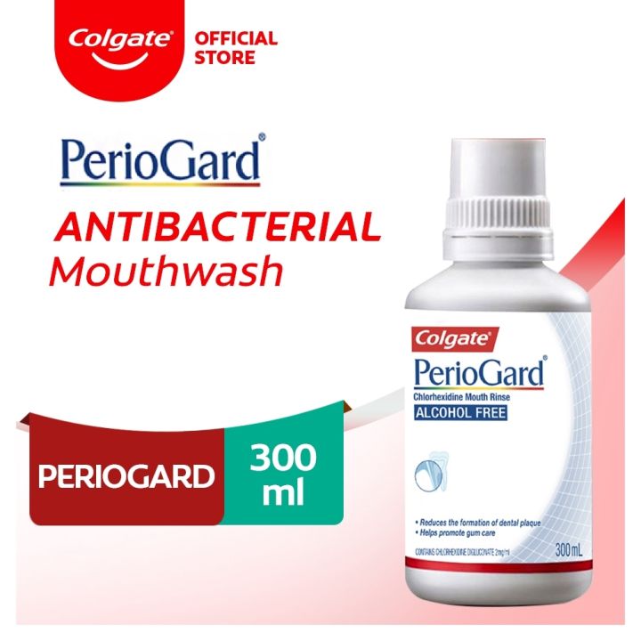 PerioGard Antibacterial Mouthwash Alcohol-Free 300ml | Lazada PH
