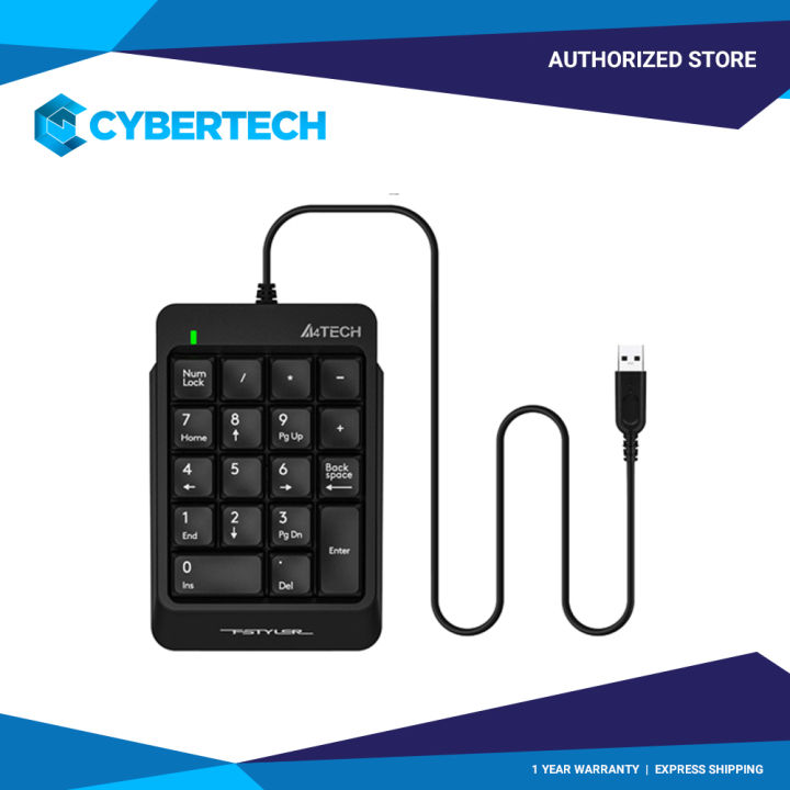 A4Tech Fstyler FK13P USB Numeric Keypad (Black) | Lazada PH