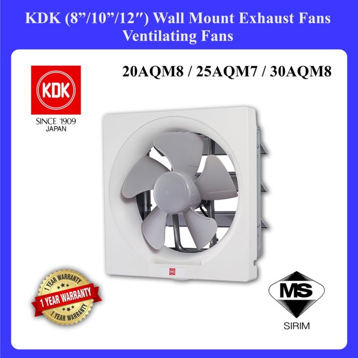 KDK (8"/10"12) Wall Mount Exhaust Fan/ Ventilating Fan | Lazada