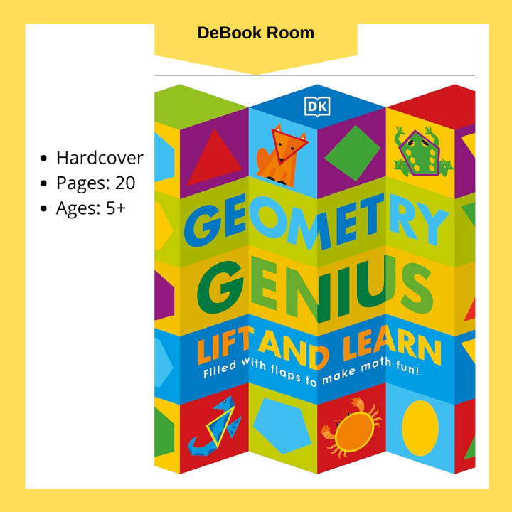 DK Geometry Genius : Lift and Learn: filled with flaps to make math fun ...