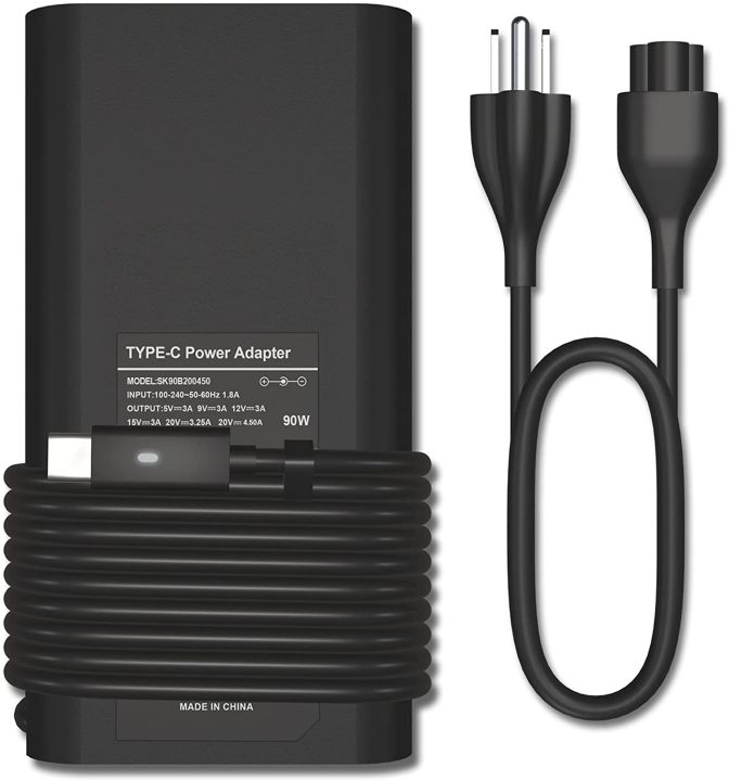 90W 65W Dell USBC Type C AC Adapter for Dell XPS 13 9370 Charger,xps 15 ...