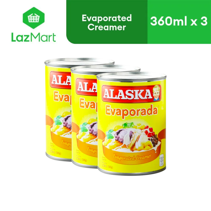 Alaska Evaporada 360ml - Pack of 3 | Lazada PH