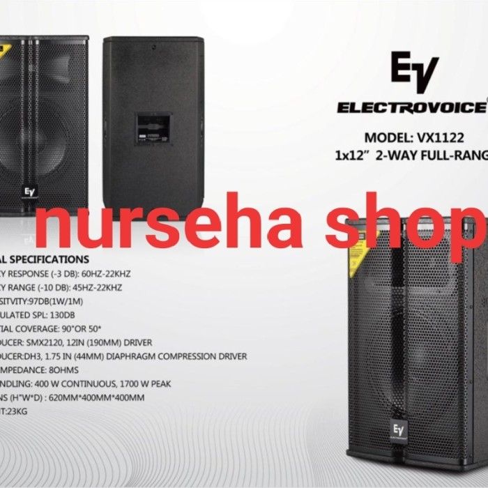 speaker pasif electrovoice 12 inch profesional speaker original ...