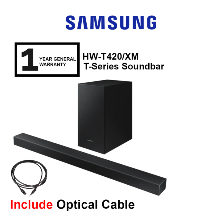 Samsung HW-T420 Soundbar 2.1ch 150W with Sub-woofer HWT420 / 2.1ch with ...