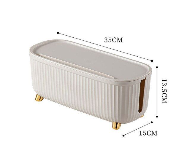 Ins Large Plug Socket Storage Box Remote Office Organizer Holder Box ...