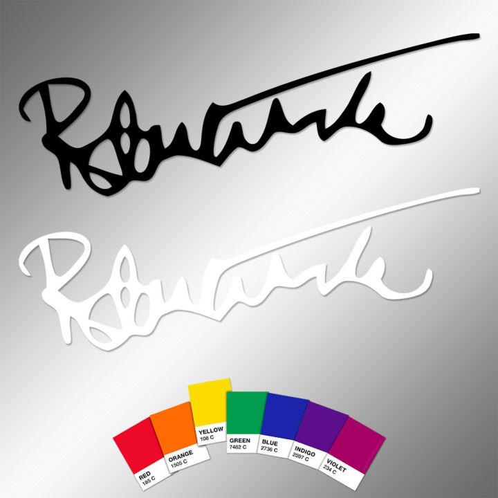 1X President Rodrigo Duterte Signature | Sticker | Decal | Single Color ...
