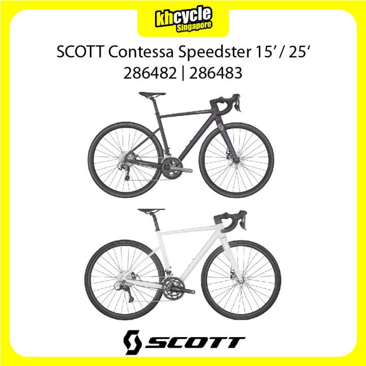 SCOTT Bike Contessa Speedster 15/25 Disc Road Bikes | 286482 286483 ...