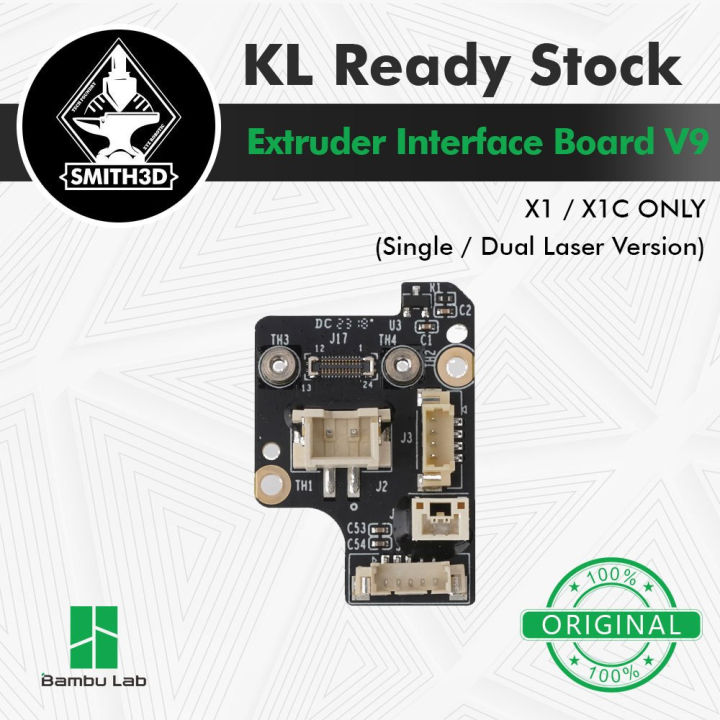 Bambu Lab Extruder Interface Board V9 - X1 Series, Extruder TH Board V9 ...