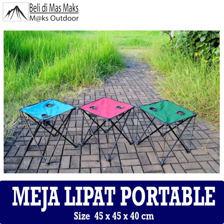Meja Lipat Portable Meja Pantai Meja Camping | Lazada Indonesia
