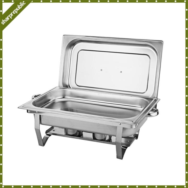 sharprepublic Rectangular Catering W/ Frame Buffet Warmer Sets Food ...