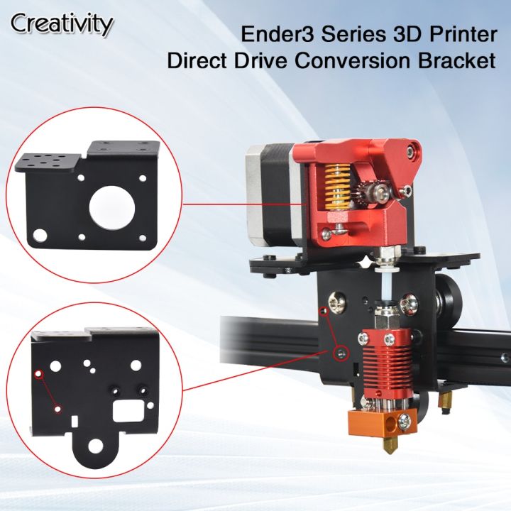 Ender3 Direct Drive Upgrade Kit Conversion Bracket For Ender 3/ V2/Pro Compatible With Dual ...