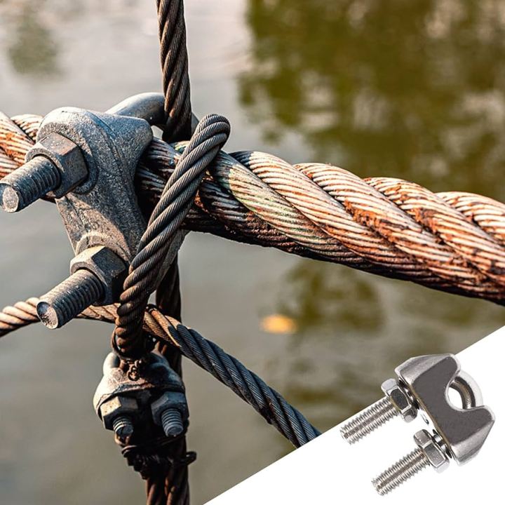 Stainless Cable Clip 4mm-5/32 for steel cable wire rope | Lazada PH