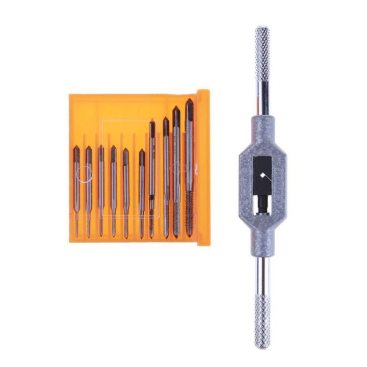 11Pcs M1-M3.5 Mini Screw Tap Set Hand Thread Wire Tapping Threading ...