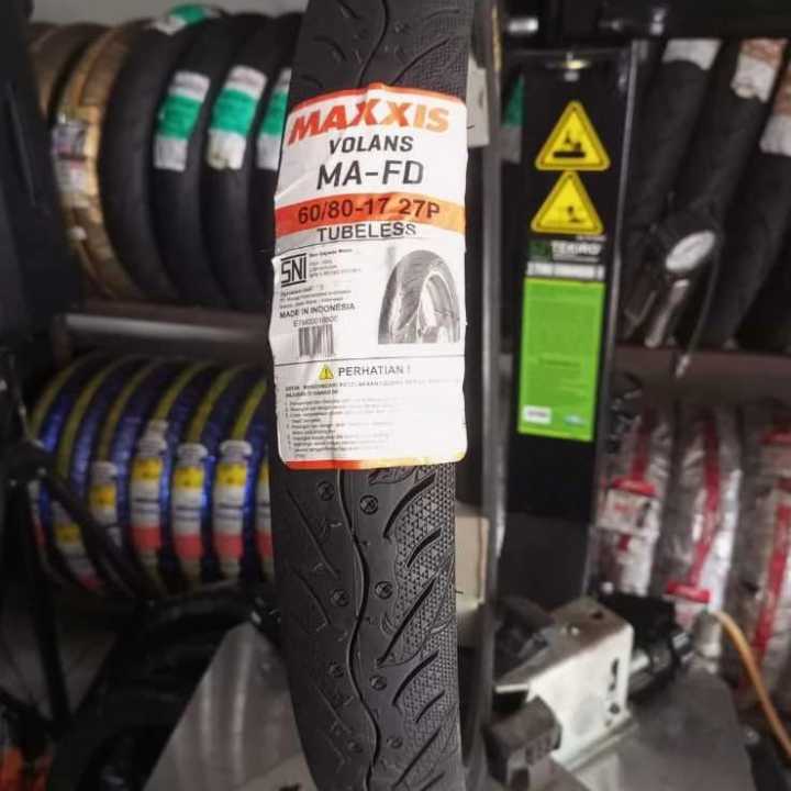 BAN LUAR MAXXIS VOLANS MA-FD UKURAN 60/80-17 TUBELESS | Lazada Indonesia